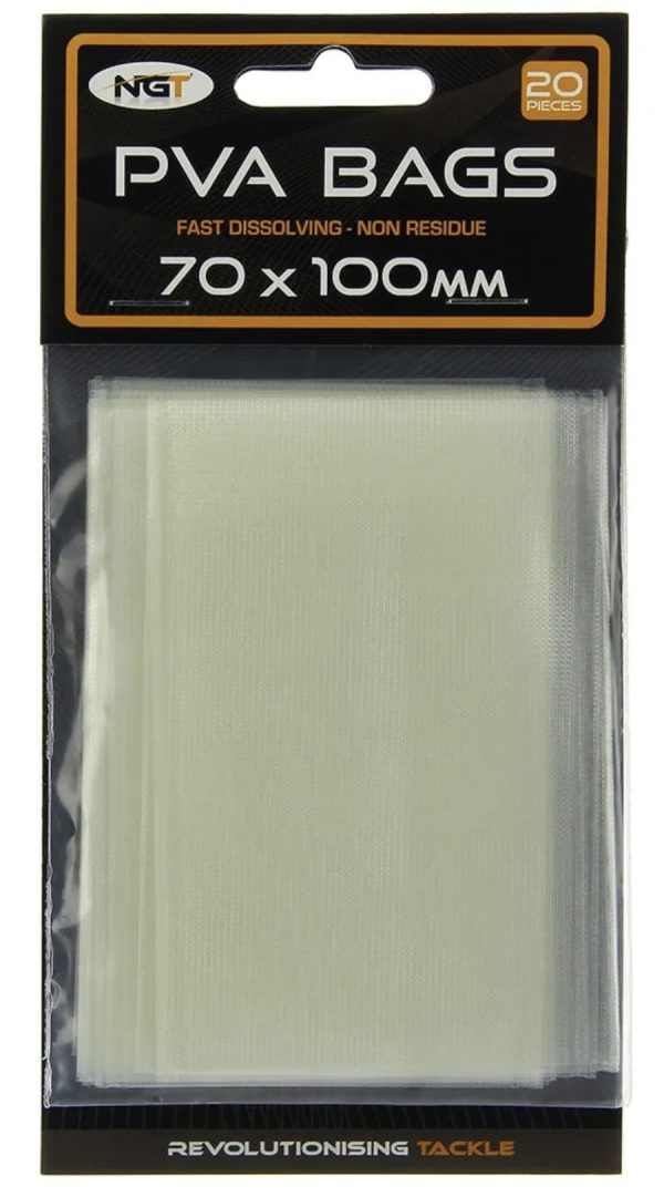 NGT PVA Bags 70x100mm | 20 pack