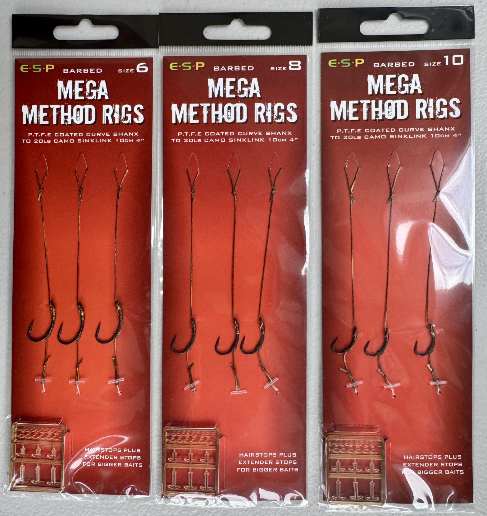 ESP Barbed Mega Method Rigs