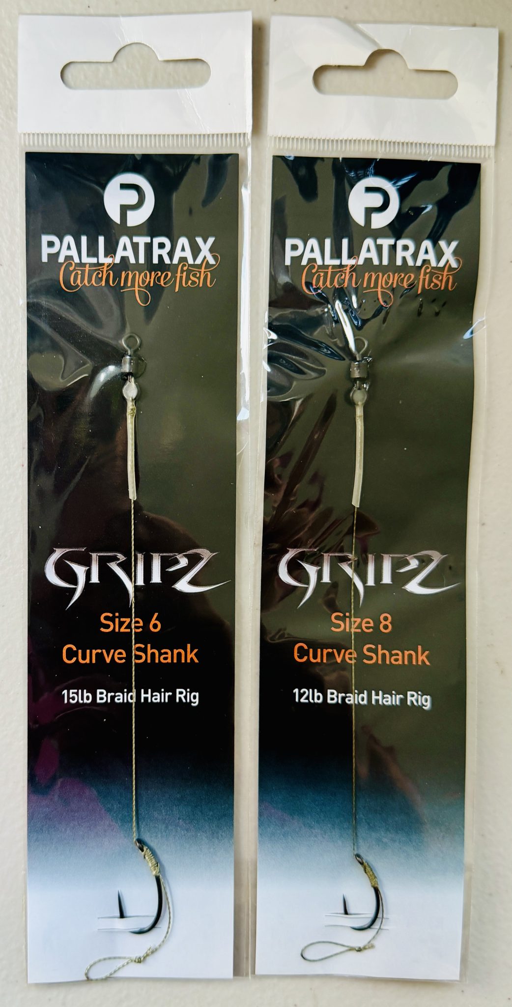 Gripz Curve Shank Braid – Pallatrax Gripz Braid Hair Rig