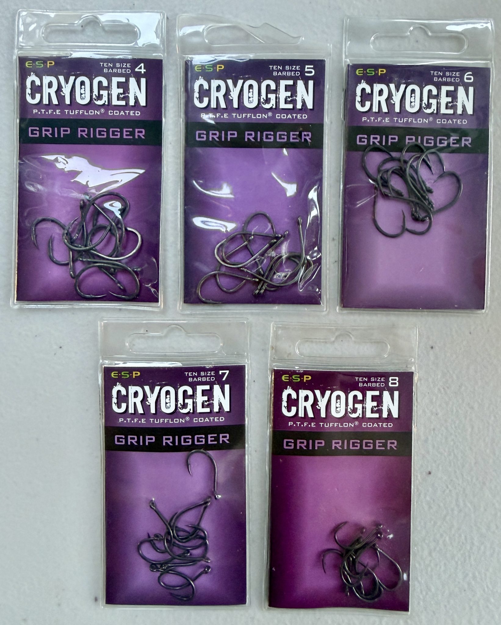 Cryogen Grip Rigger Barbed Hooks